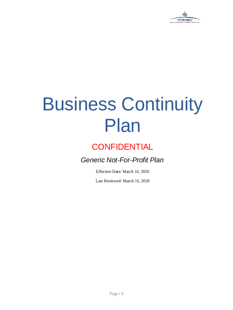 Business Continuity Planning for Government Cash and ... Doc Template ...