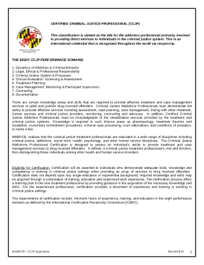 CCJP-General Instructions and Application Doc Template | pdfFiller