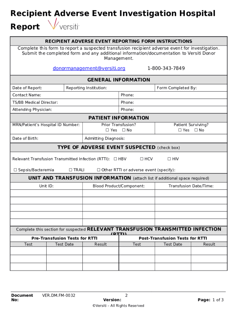 Investigating and Reporting Adverse Reactions Related to ... Doc ...