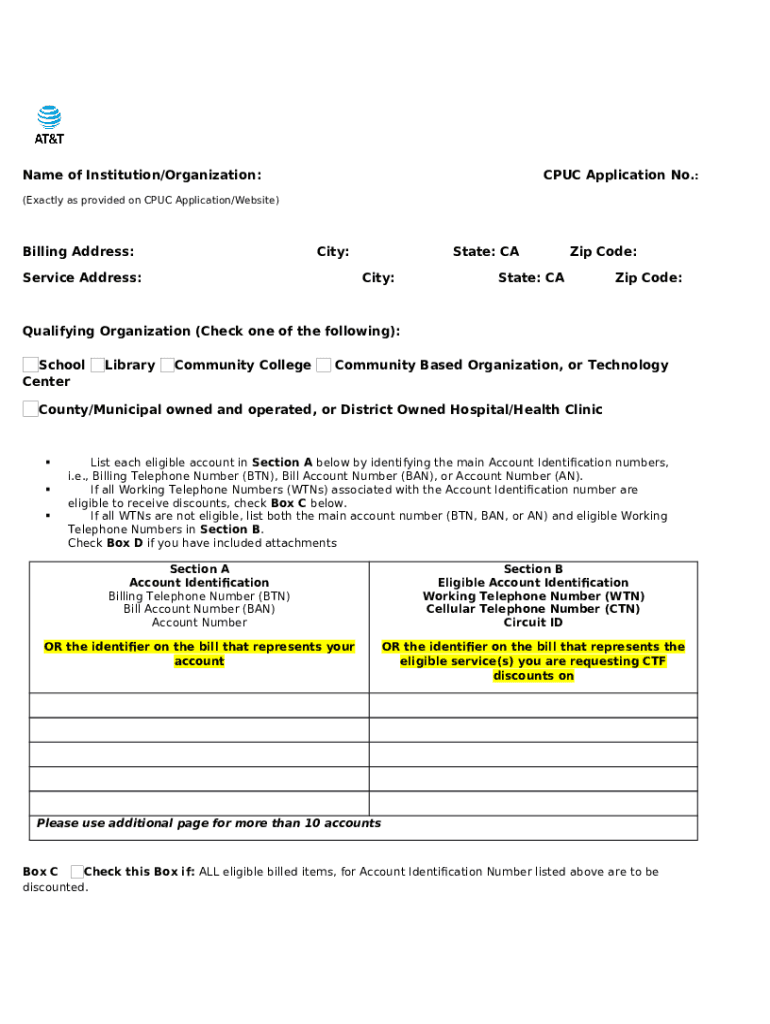 CPUC - Electric Service Provider Application Update Doc Template ...