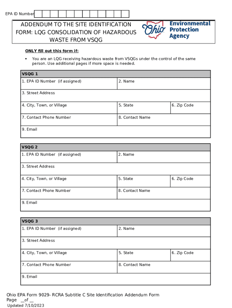 Frequently Asked Questions - RCRAInfo Web - epa ohio Doc Template ...