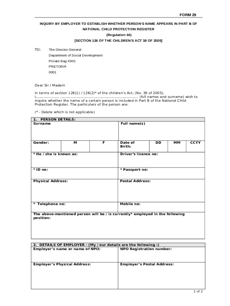 29 - Cape Town Doc Template | pdfFiller