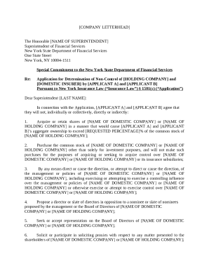 Disclaimer Commitment Letter Doc Template | pdfFiller