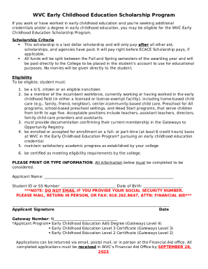 Office of Financial Aid - Applying for State Aid Doc Template | pdfFiller