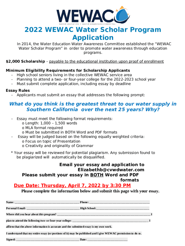 Scholarships - Upland High School Doc Template | pdfFiller