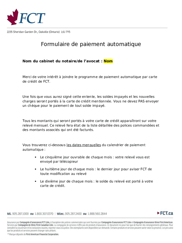 ulaire d'avocat de l'OntarioBanque Scotia Doc Template | pdfFiller