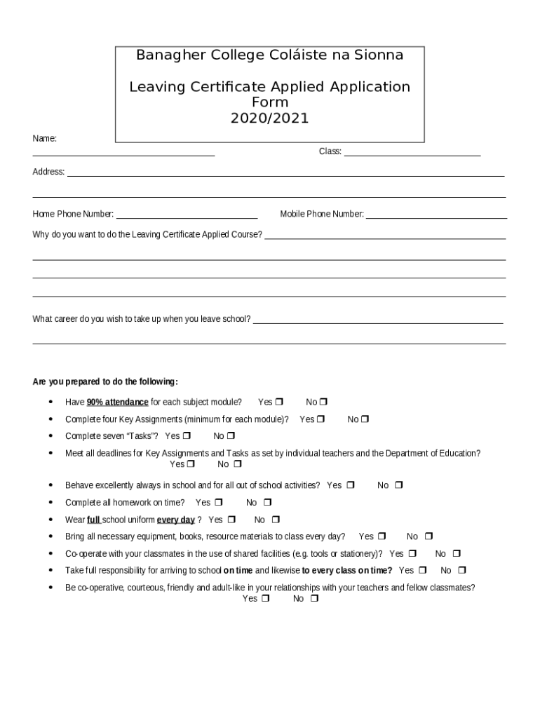 LCA-application-.doc Doc Template | pdfFiller