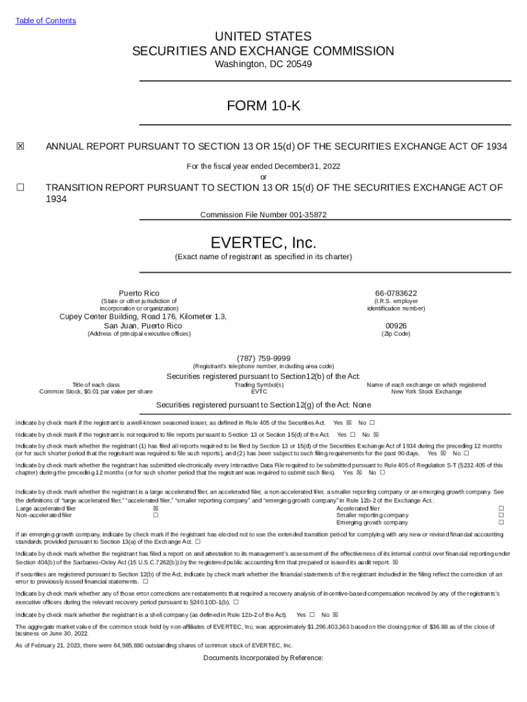EVERTEC, Inc. ( - cloudfront.net Doc Template | pdfFiller