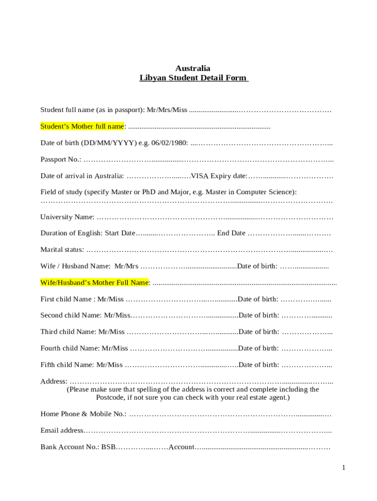 Australian visa with mis-matched names on two passports Doc Template ...