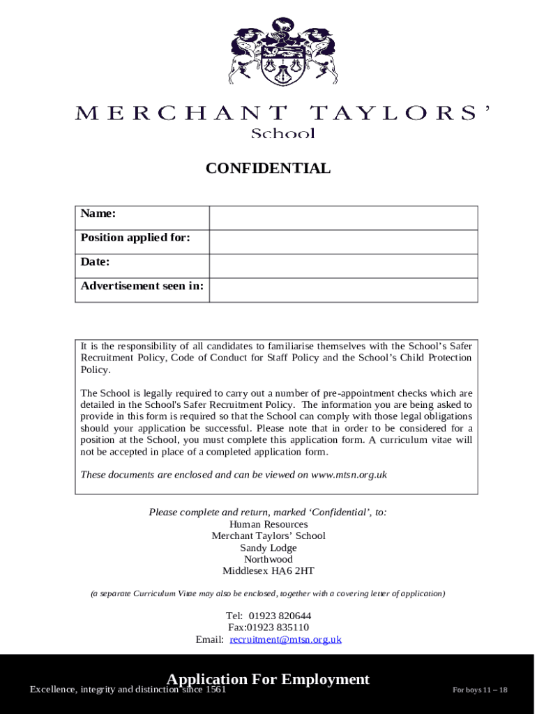 SAFER RECRUITMENT POLICY & PROCEDURE Doc Template | pdfFiller