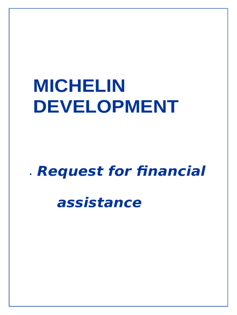 Michelin Development Doc Template | pdfFiller