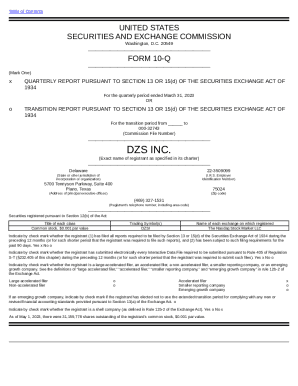 DZS INC. ( - cloudfront.net Doc Template | pdfFiller