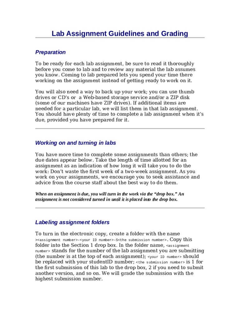 Sample Lab AssignmentThe Writing CenterUWMadison - csis pace Doc ...