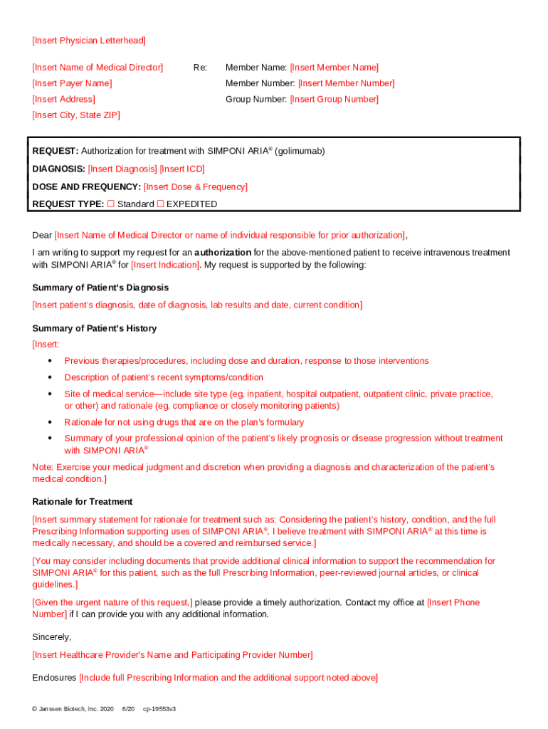 Insert Physician Letterhead Insert Name of Medical Director Doc ...