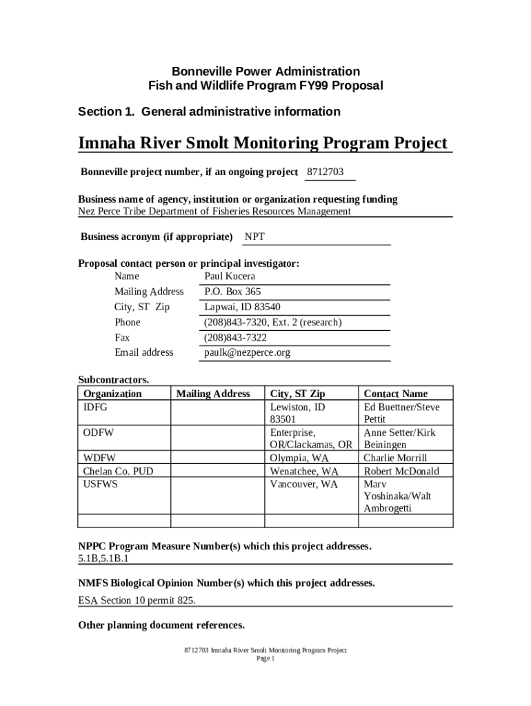 This report was funded by the Bonneville Power Administration - cfw nwcouncil Doc Template ...
