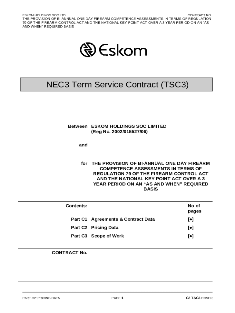 THE PROVISION OF BI-ANNUAL ONE DAY FIREARM COMPETENCE ASSESSMENTS IN ...