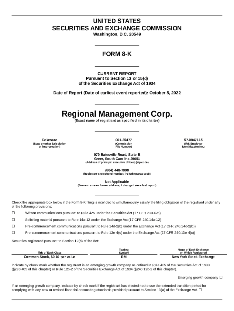 A copy of the presentation to be used by management of Regional ...