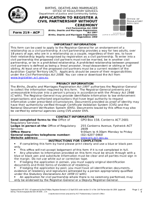 APPLICATION FOR CERTIFICATE - Access Canberra - legislation act gov Doc ...