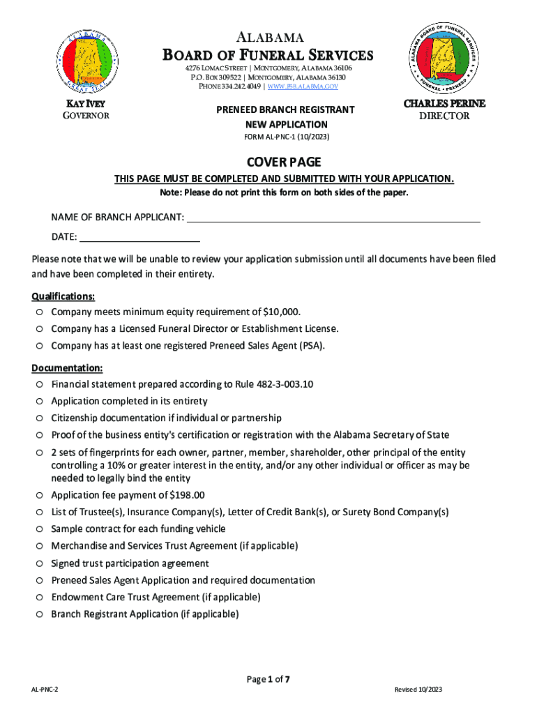 Fillable Online fsb alabama Renewal-of-Certificate-of-Authority-and-Branch-Registrant- ... Fax ...