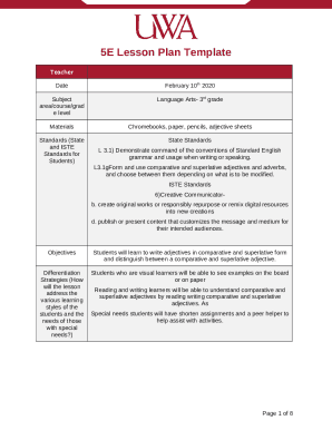 5E Lesson Plan Ideas.doc - File Updated 04/04/19 Section 1... Doc ...