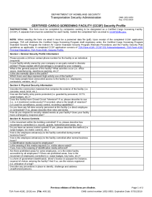 TSA 419a TSA 419a CCSF Letter of Intent Doc Template | pdfFiller