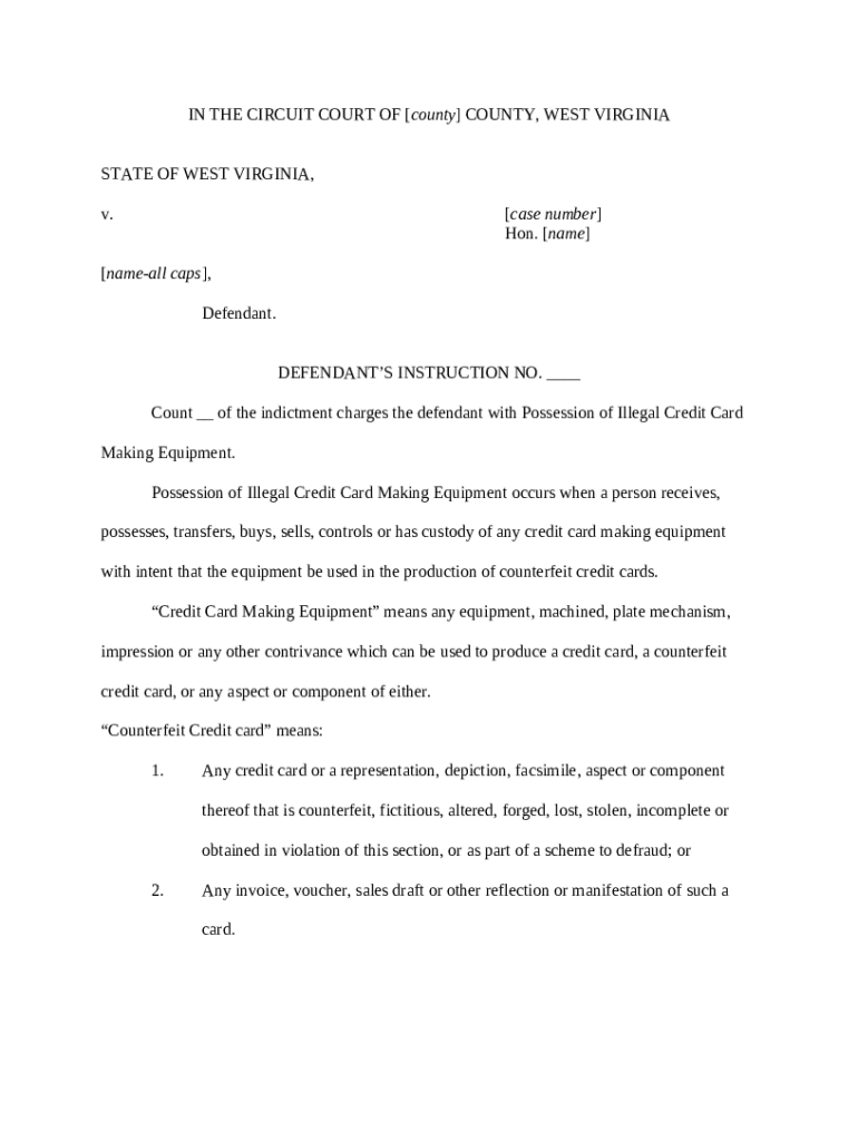 Jury Instructions - Prosecuting Attorneys Institute - WV.gov Doc ...