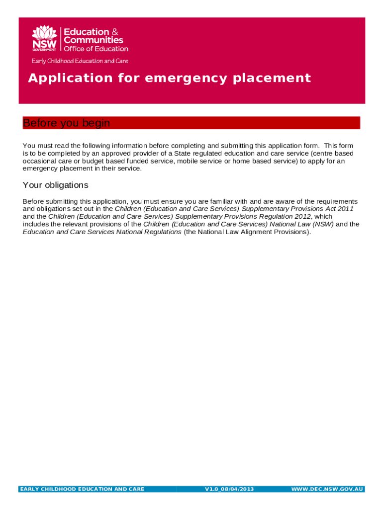 Guide to completing the Transition to School Statement Doc Template ...
