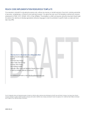 Exceptions in All-Electric Reach Codes Doc Template | pdfFiller