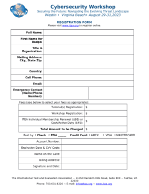 2023 Cyber Registration -updated Aug 8 Doc Template | pdfFiller