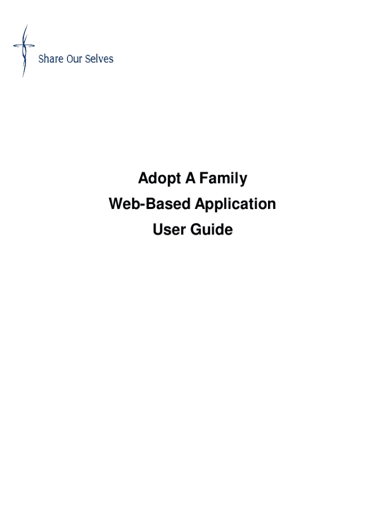 Fillable Online Setting Up Adopt A Family Database and Tables Fax Email ...