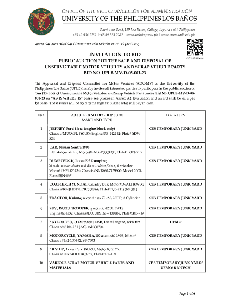 Fillable Online UPLB Office of the Vice Chancellor for Student Affairs Fax Email Print - pdfFiller