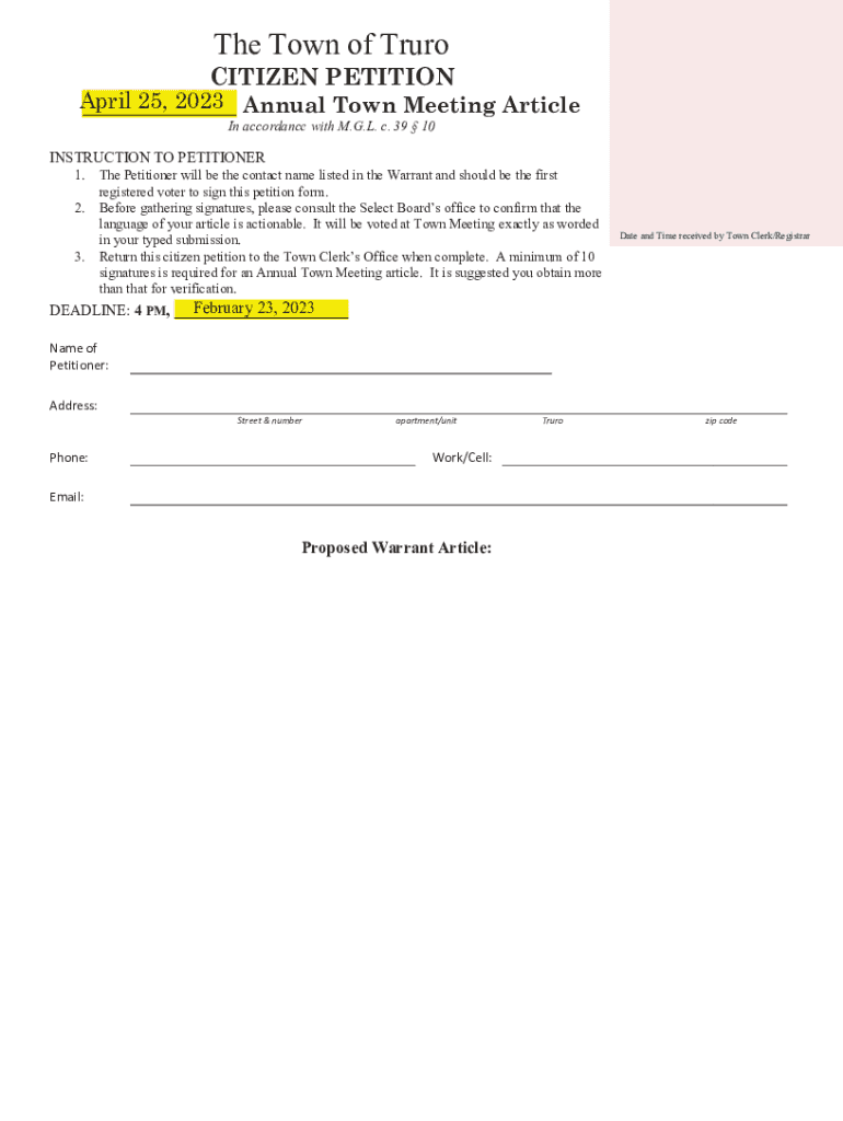 Fillable Online fillable-citizenpetitiontemplate-annualtownmeeting0.pdf ...