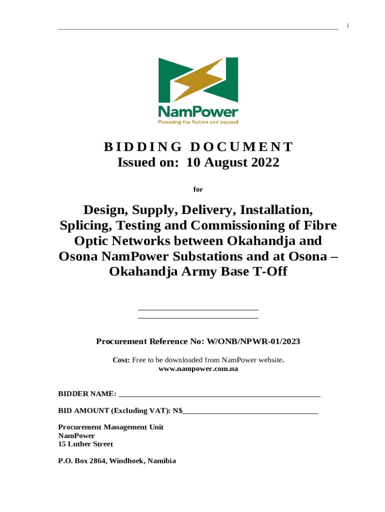 Design, Supply, Delivery, Installation, Splicing, Testing and ...