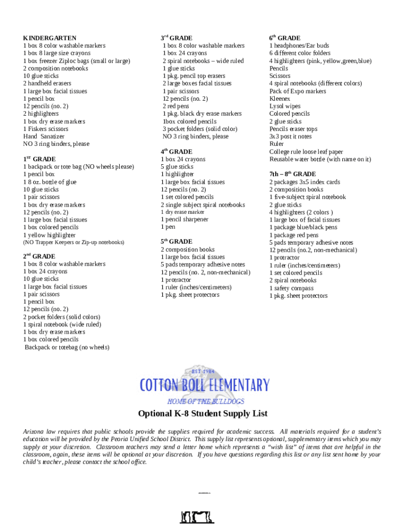 1 KINDERGARTEN K/1 CGP FIRST GRADE Please label ... Doc Template ...