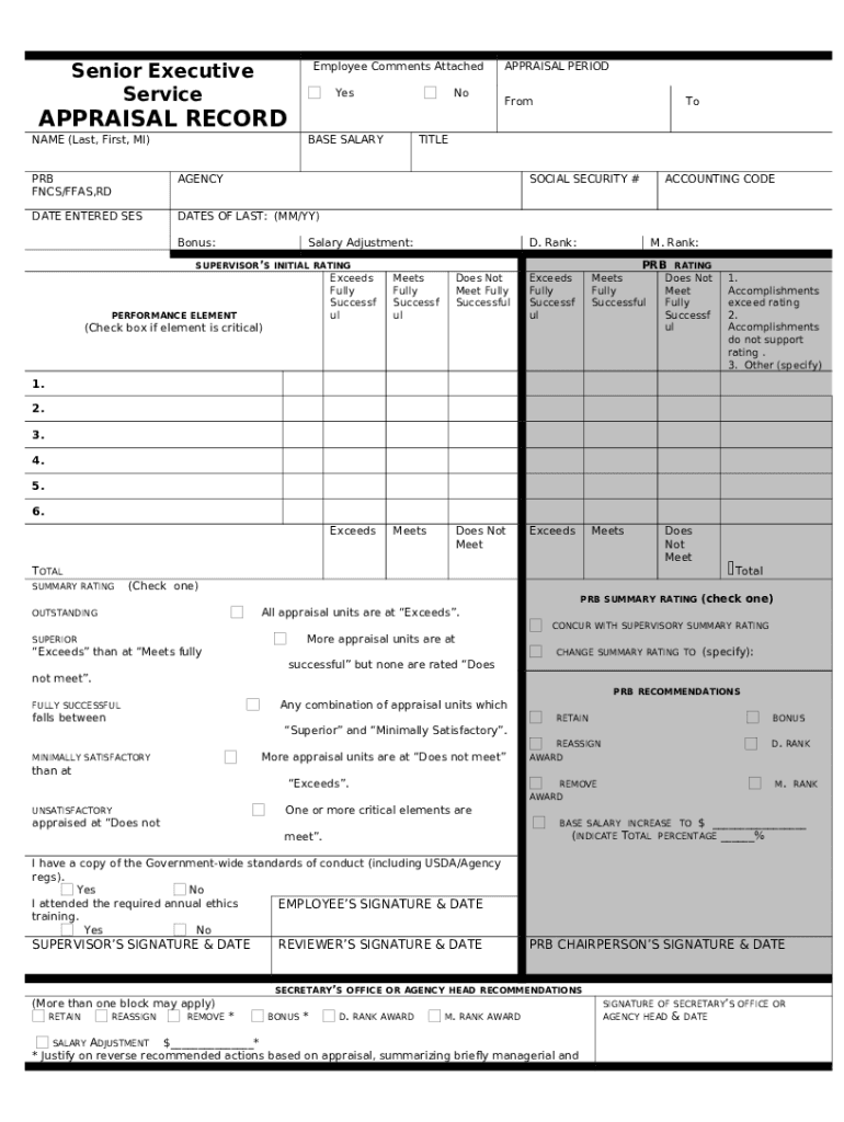 ses-appraisal-perance-plan-template.pdf Doc Template | pdfFiller