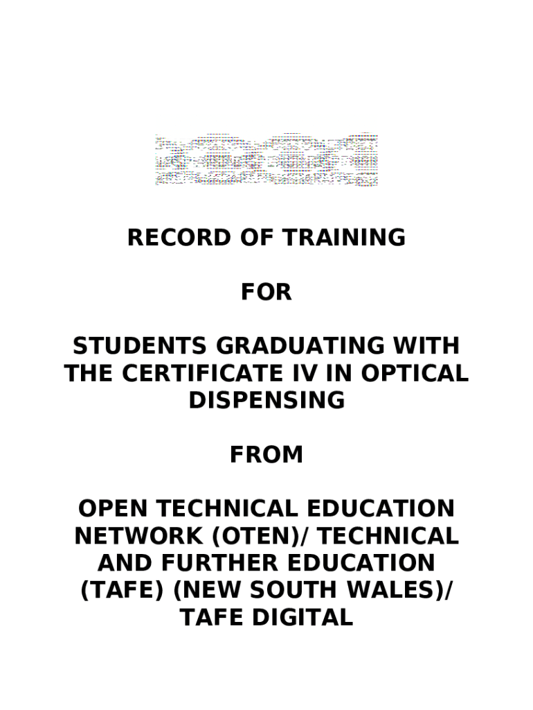 Certificate IV in Training and Assessment TAE40122-01 Doc Template ...