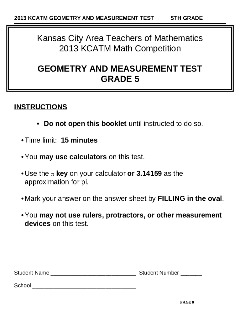 Online Kansas City Area Teachers of Mathematics ... Doc Template ...