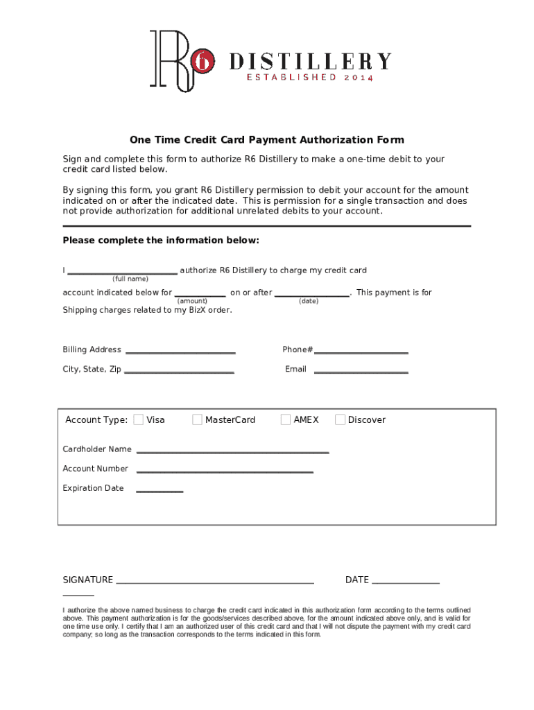 Credit Card Authorization TemplateFree Download Doc Template | pdfFiller