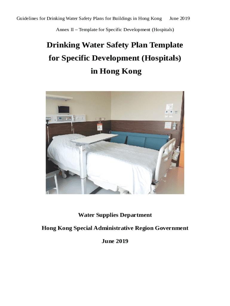 Guidelines for Drinking Water Safety Plans for Buildings in ... Doc ...