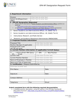 EPA Action Request Doc Template | pdfFiller