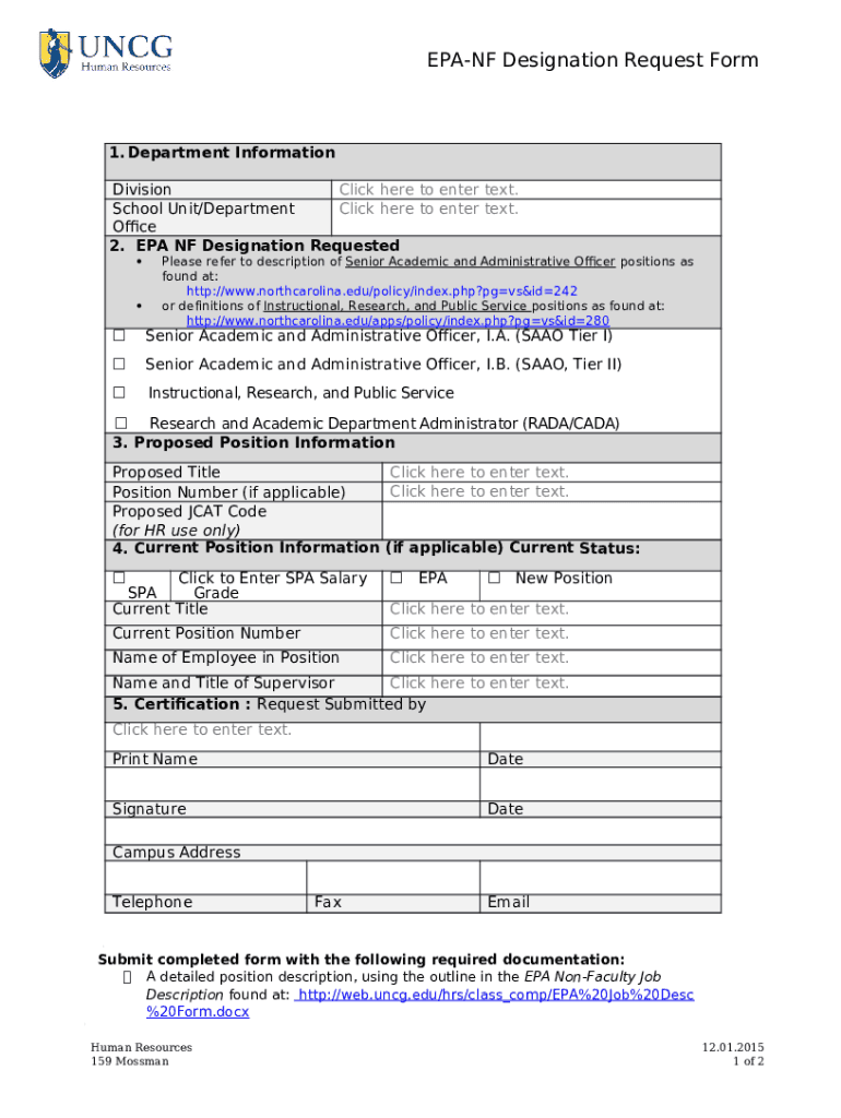 EPA Action Request Doc Template | pdfFiller