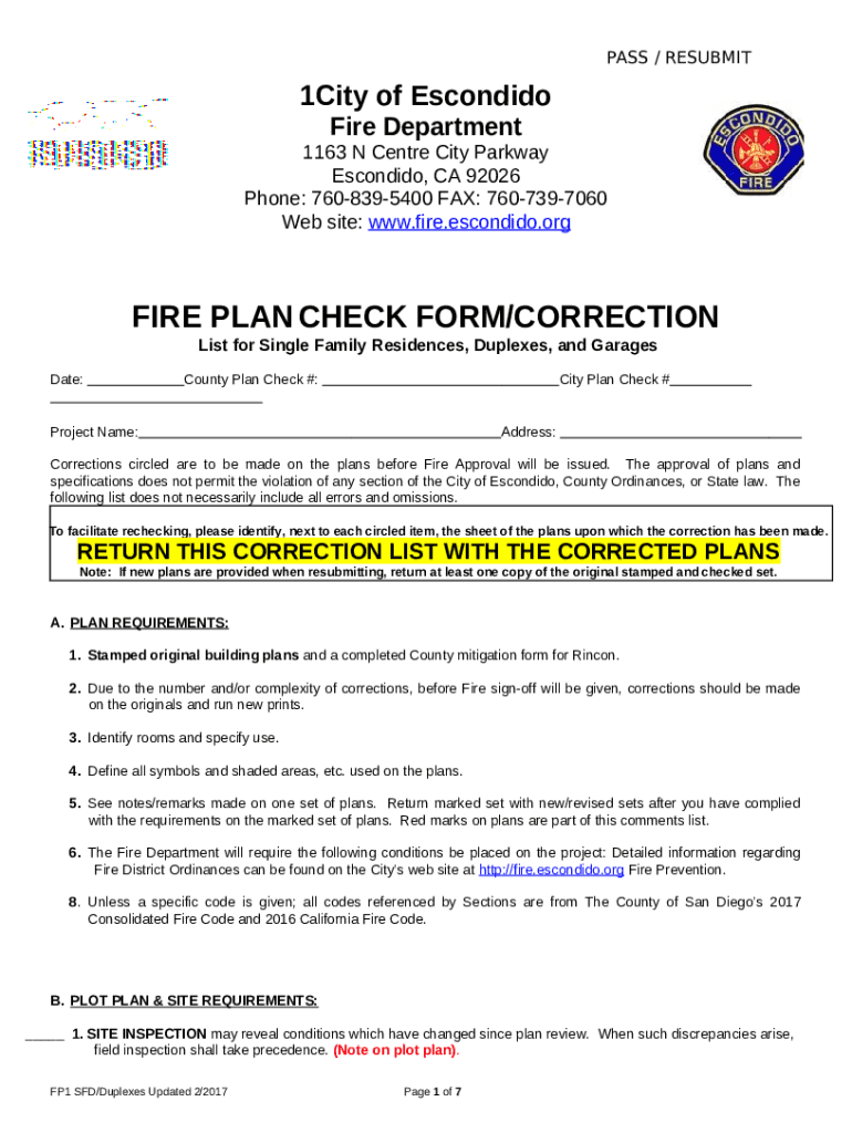 Escondido Fire Department1163 North Centre City ... - fire escondido ...