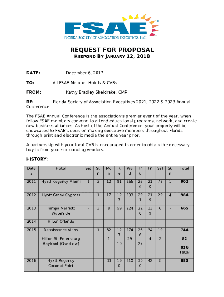 Download the Conference RFP - fsae memberclicks Doc Template | pdfFiller