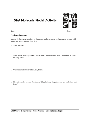 Solved Pre-Lab Homework for Molecular Genetics Lab-Day 2 Doc Template ...
