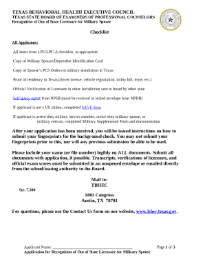 Transferring Your Professional License: What's Involved? Doc Template ...