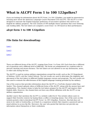 Fillable Online Alcpt Form 1 To 100 FulllPodcast on SoundOn Fax Email ...