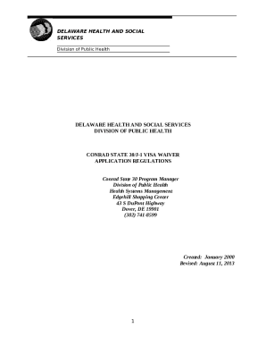 site application s - Delaware Health and Social Services - dhss delaware Doc Template | pdfFiller