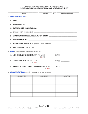 Fillable Online Brag Sheet Example Fax Email Print - pdfFiller