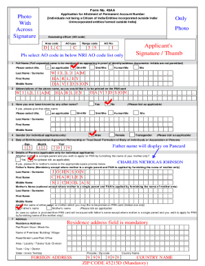 Fillable Online Form 49AA - Know PAN Card Application Process for ...