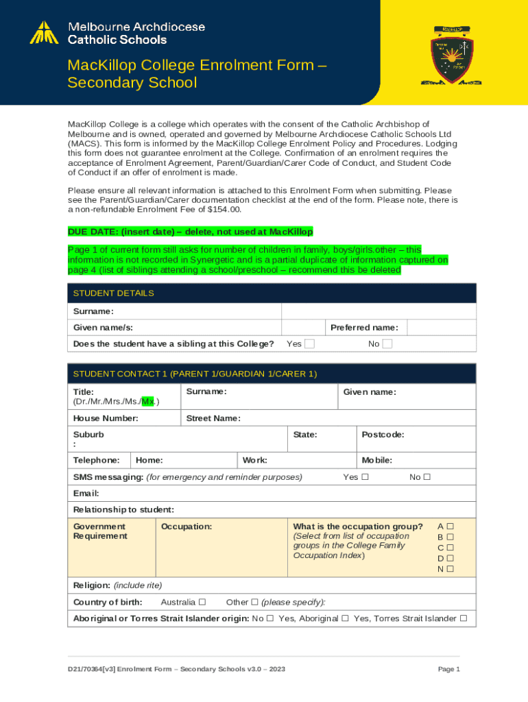 St Mary MacKillop CPS Student Acceleration and Retention Policy Doc ...